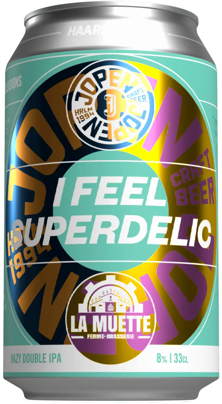 Jopen x La Muette: I Feel Superdelic Hazy DIPA - Jopenbier.nl
