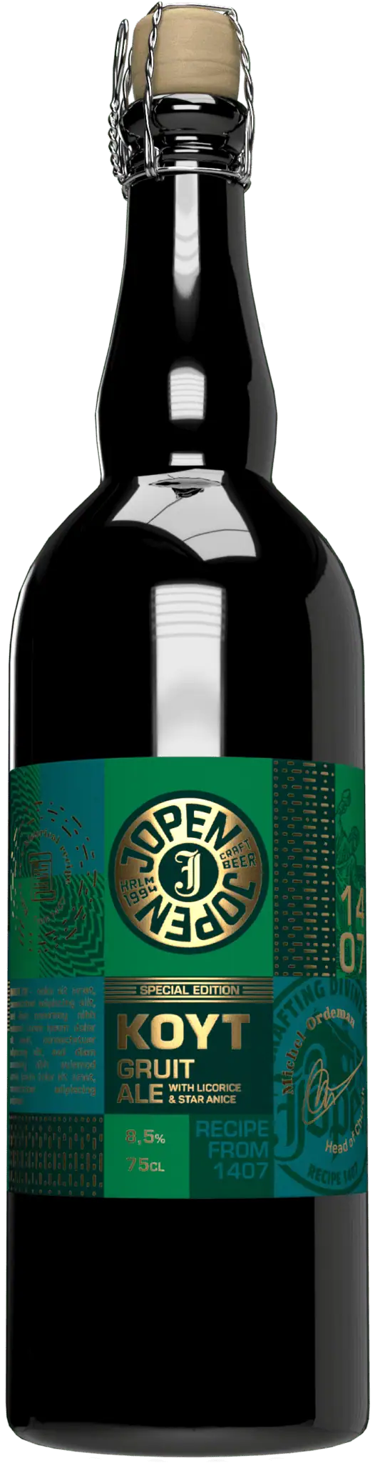 Jopen x Haarlem 780 Jaar: Koyt Special Edition 75CL Fles - Jopenbier.nl